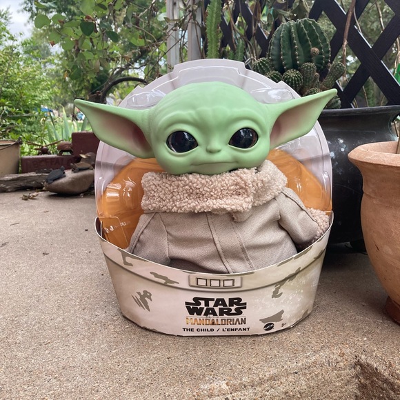 Mattel | Toys | Star Wars Mandalorian Baby Yoda Grogu The Child 1 Inch Plush Toy Gwd85 New ...